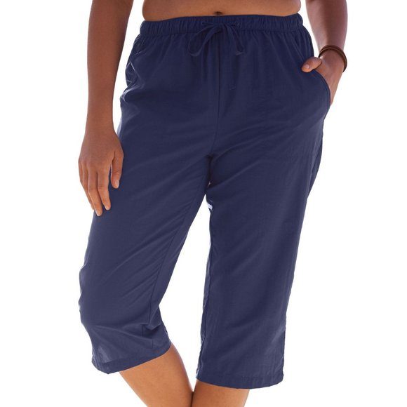 Swimsuits For All | Swim | Swimsuits For All Taslon Capri Swim Coverup ...